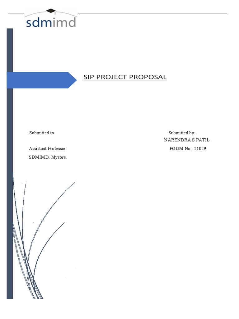 Sip Project Proposal 21029 | PDF | Insurance | Brand