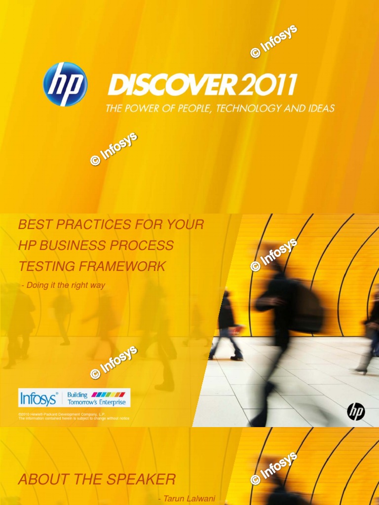 Tarun Lalwani - Best Practices For Your HP BPT Framework | PDF | Software Framework | Parameter ...