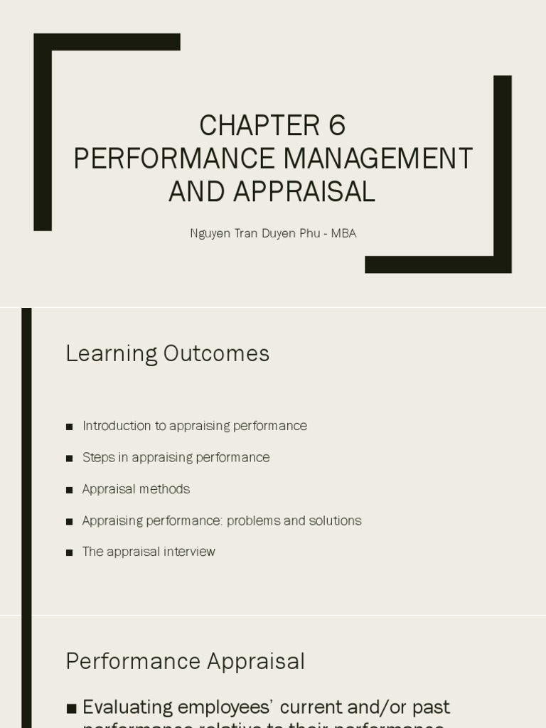 Performance Management and Appraisal | PDF | Performance Appraisal ...