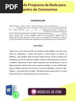 Boda: Entrada, Brindis y Tradiciones | PDF | Arte