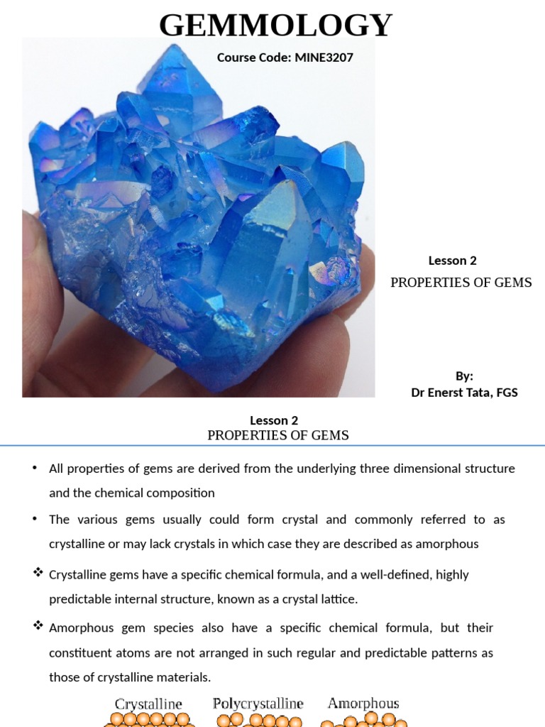 PowerPoint Presentation 1 | PDF | Gemstone | Crystal