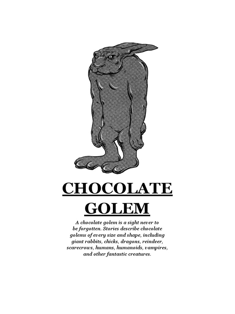 Chocolate Golem | PDF