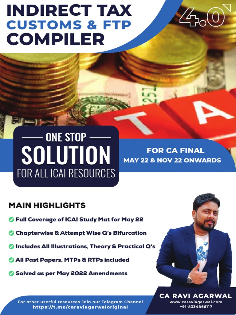 Idt Compiler 4.0 - Ca Final - by Ca Ravi Agarwal | PDF | Value Added ...