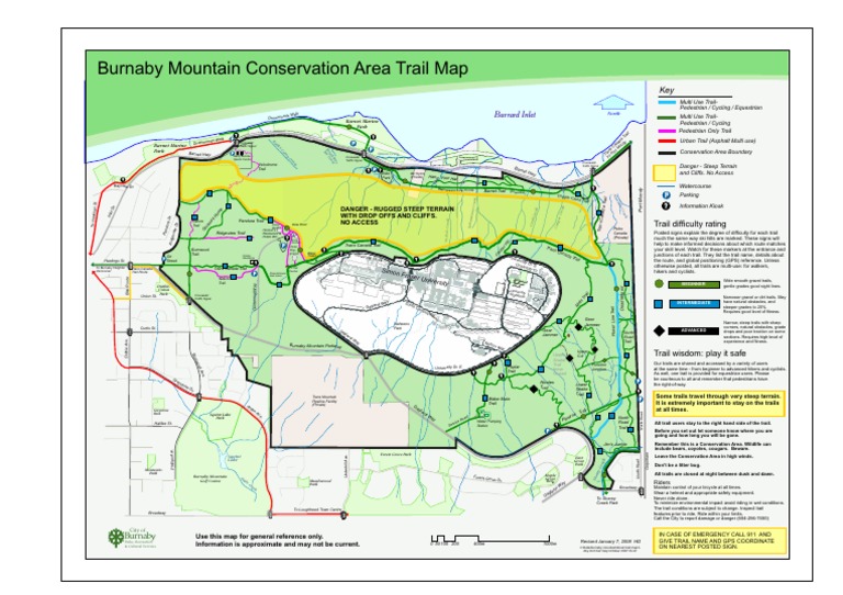 SFU - Trail Map | PDF