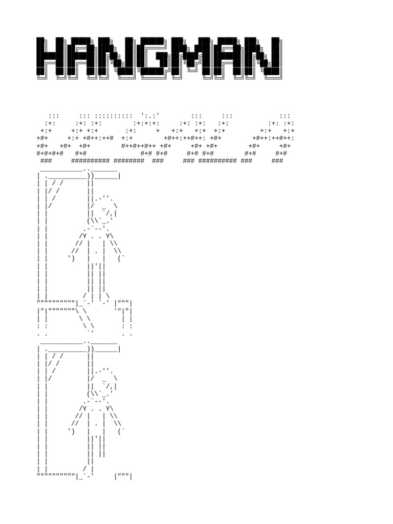 Hangman | PDF