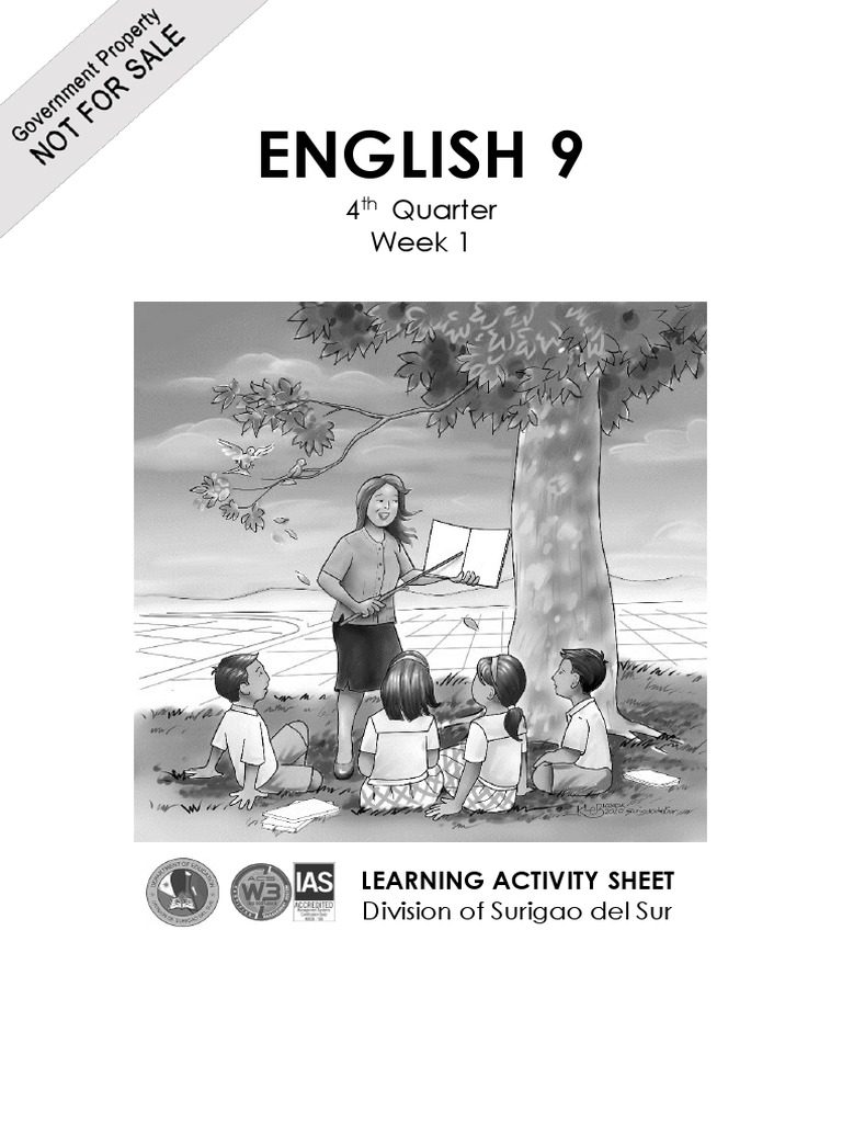 English 9 Q4 Week 1 V4 | PDF | Stress (Biology) | Grammar