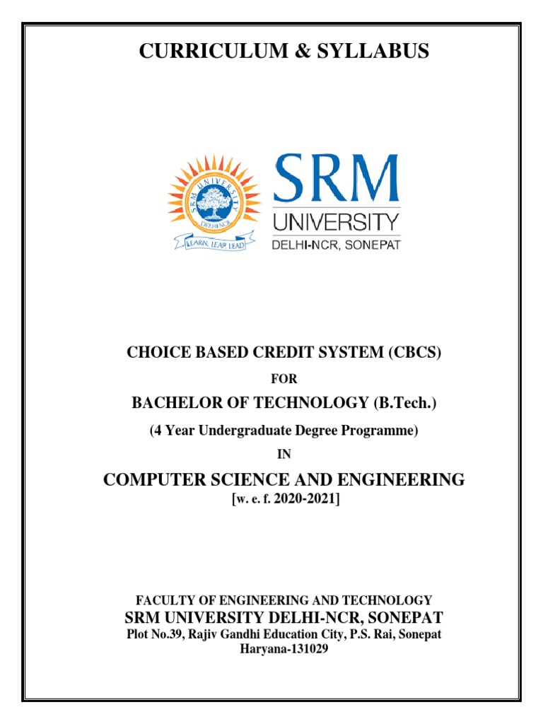 BTech - CSE Syllabus | PDF | Equations | Electrical Resistivity And ...