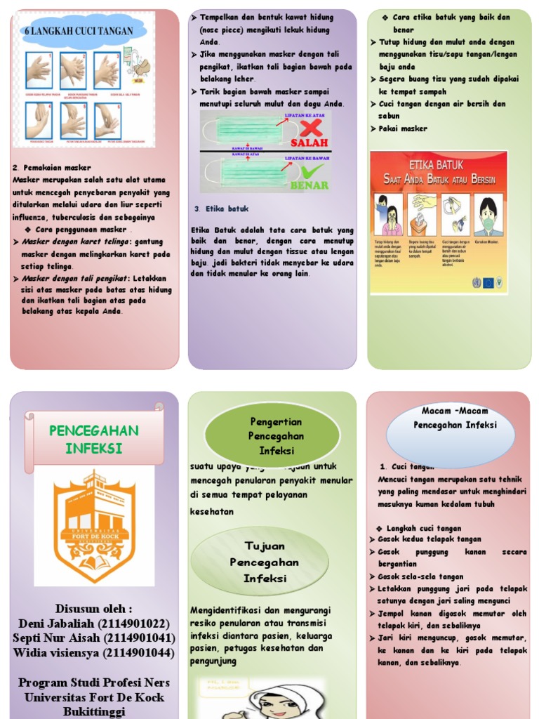 Leaflet Pencegahan Infeksi | PDF