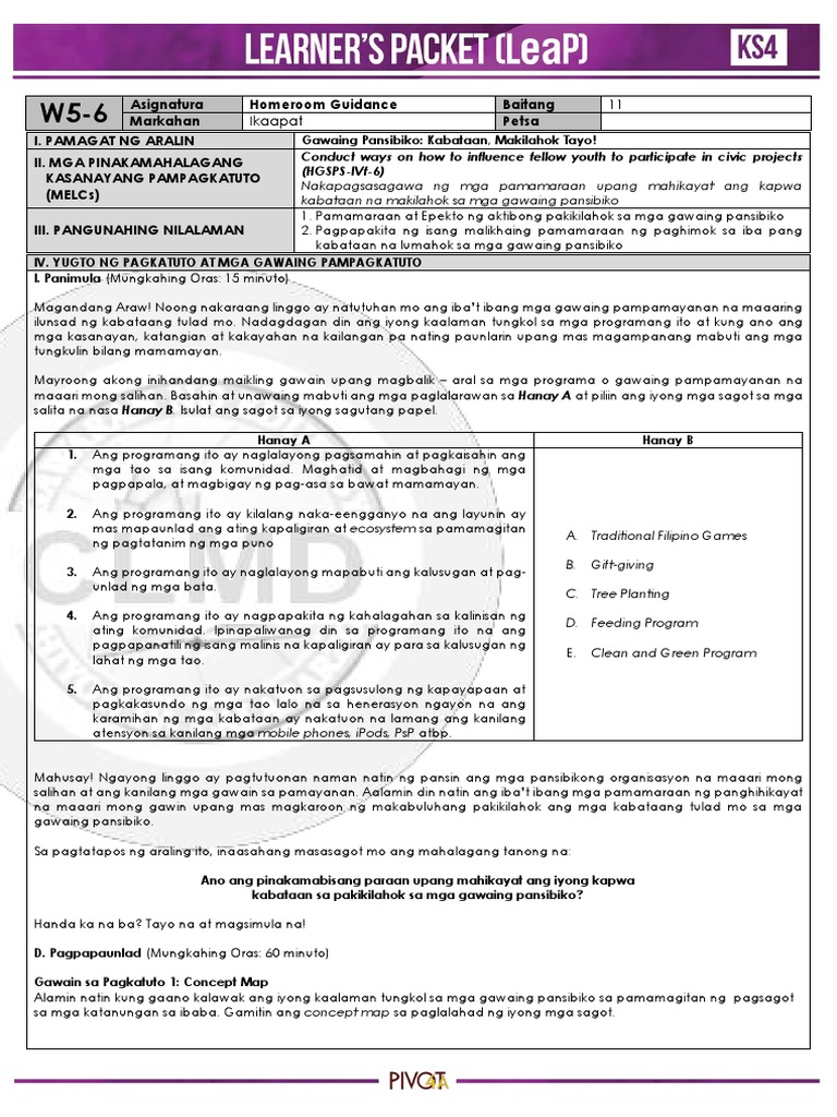 Q4 HGP 11 Week5 6 | PDF