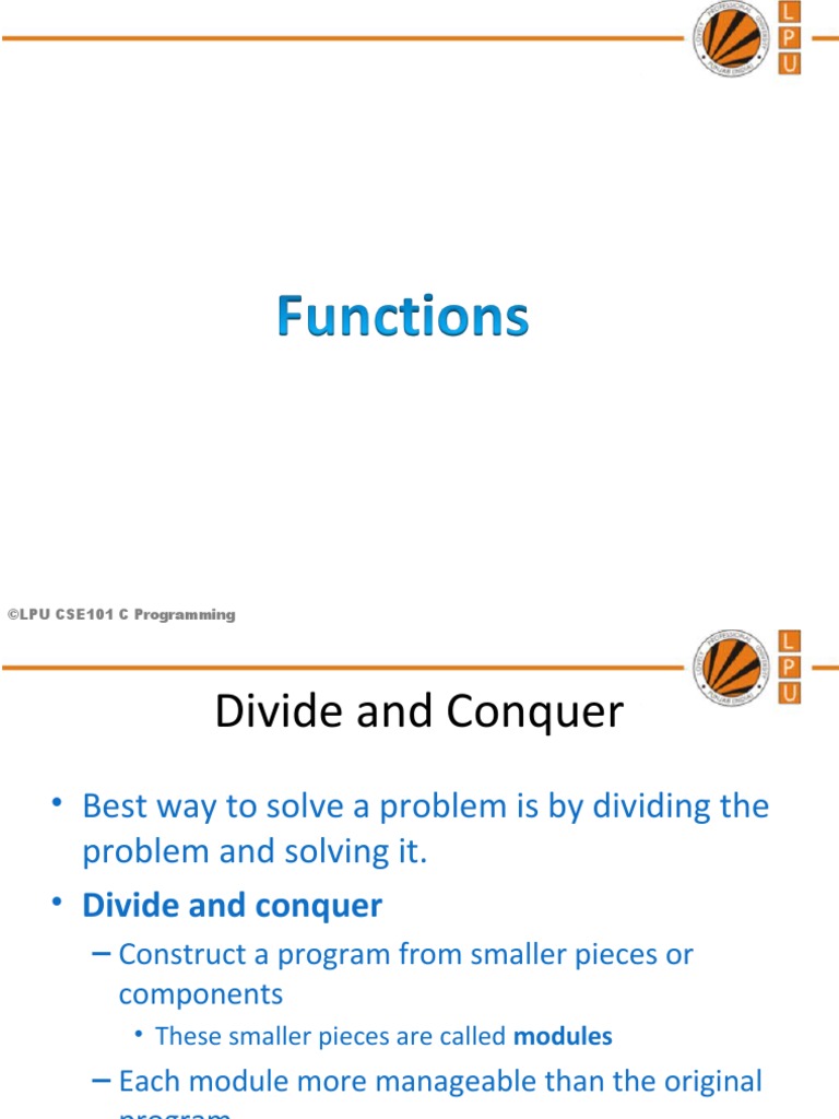Int 105 Function | PDF | Subroutine | Parameter (Computer Programming)