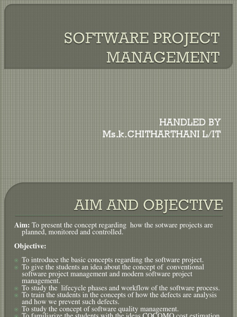 Software Project Management | PDF | Software Development Process ...