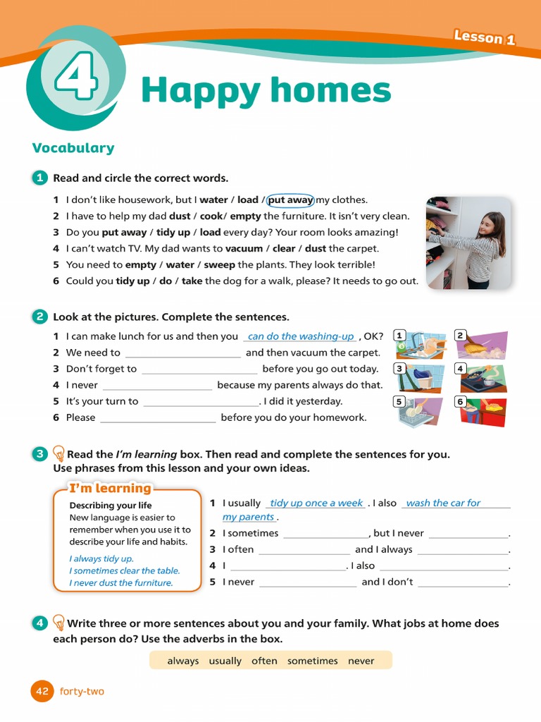 Workbook Unit 4 | PDF