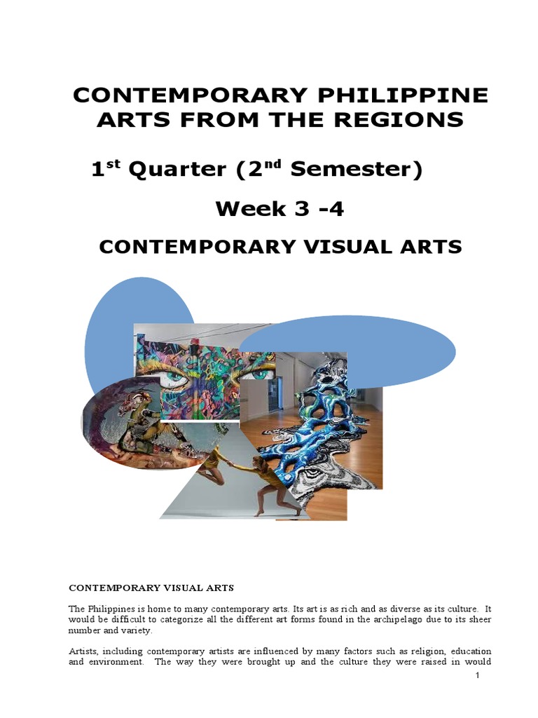 Contemporary Philippine Arts From The Regions 1 Quarter (2 Semester ...