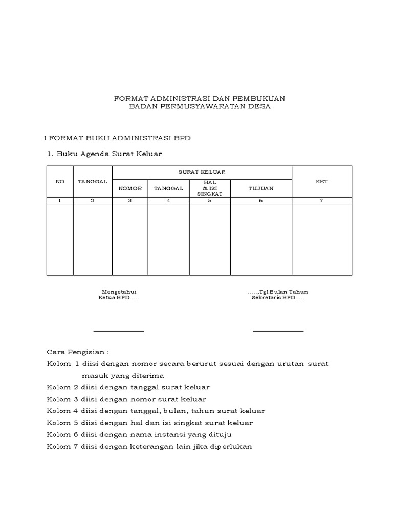 Buku Administrasi Bpd Pdf