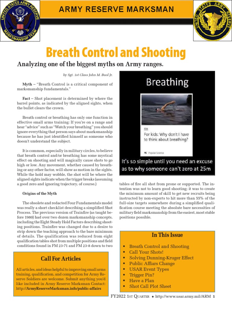 Breath Control and Shooting: Analyzing One of The Biggest Myths On Army ...