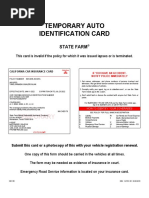 Auto Insurance Declaration Page Sample | PDF | Insurance | Liability ...