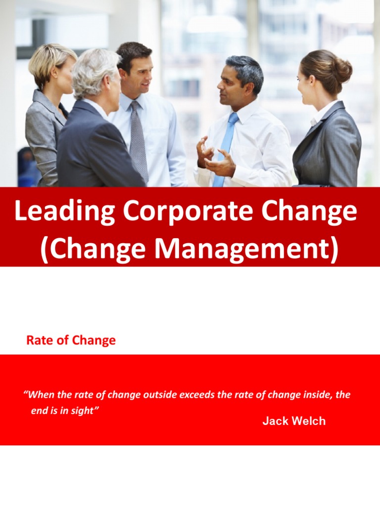Leading Corporate Change (Change Management) | PDF | Leadership ...