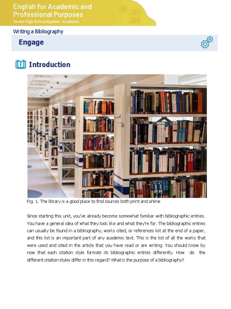 Writing A Bibliography | Download Free PDF | Citation | Bibliography