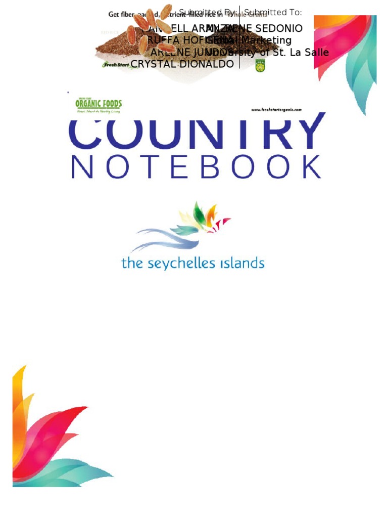 Global Marketing - The Country Notebook | PDF | Cargo | Retail