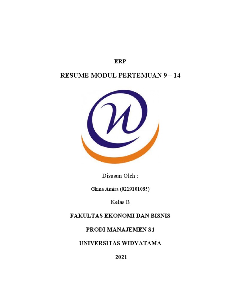 Tugas 15 Erp | PDF