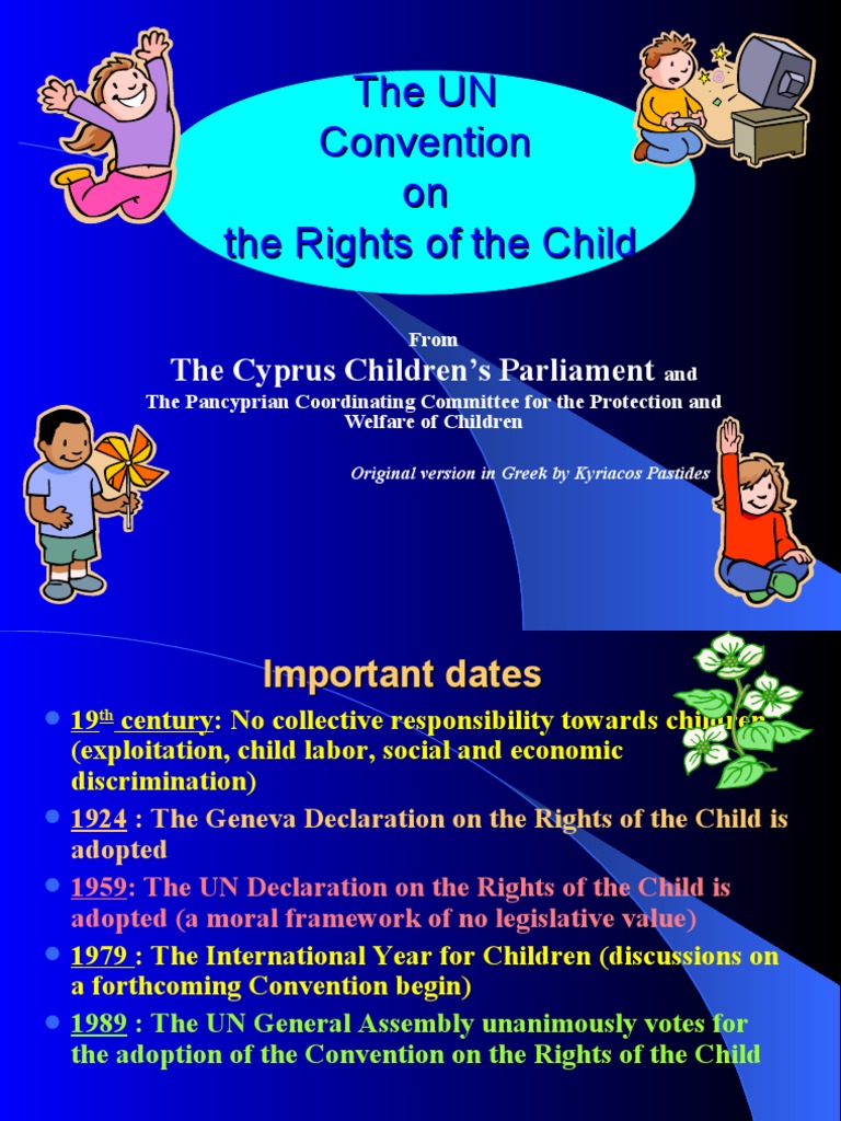 UN Convention on the Rights of the Child | PDF | Children's Rights ...