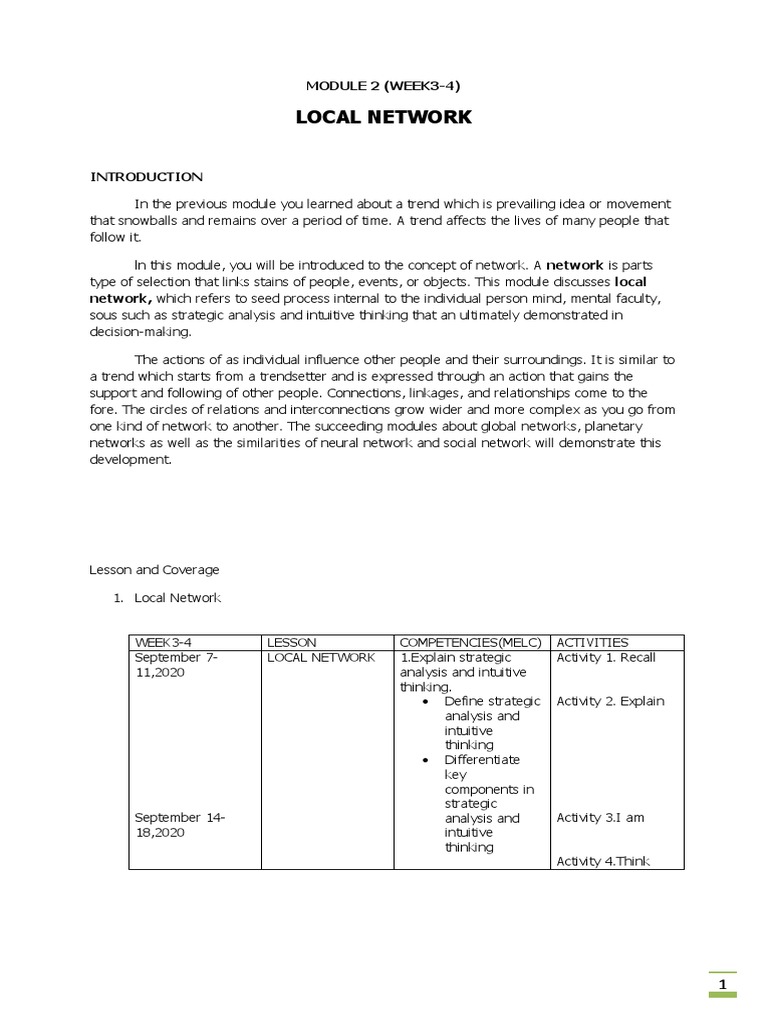 3-4 Weeks Trends | PDF | Thought | Strategic Management