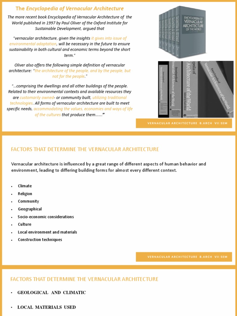 Vernacular Architecture Insights by Paul Oliver | PDF | Natural ...