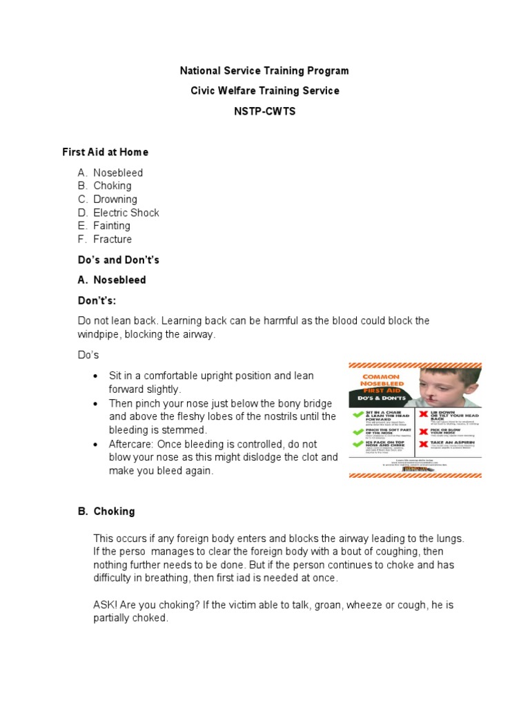 National Service Training Program Civic Welfare Training Service Nstp ...