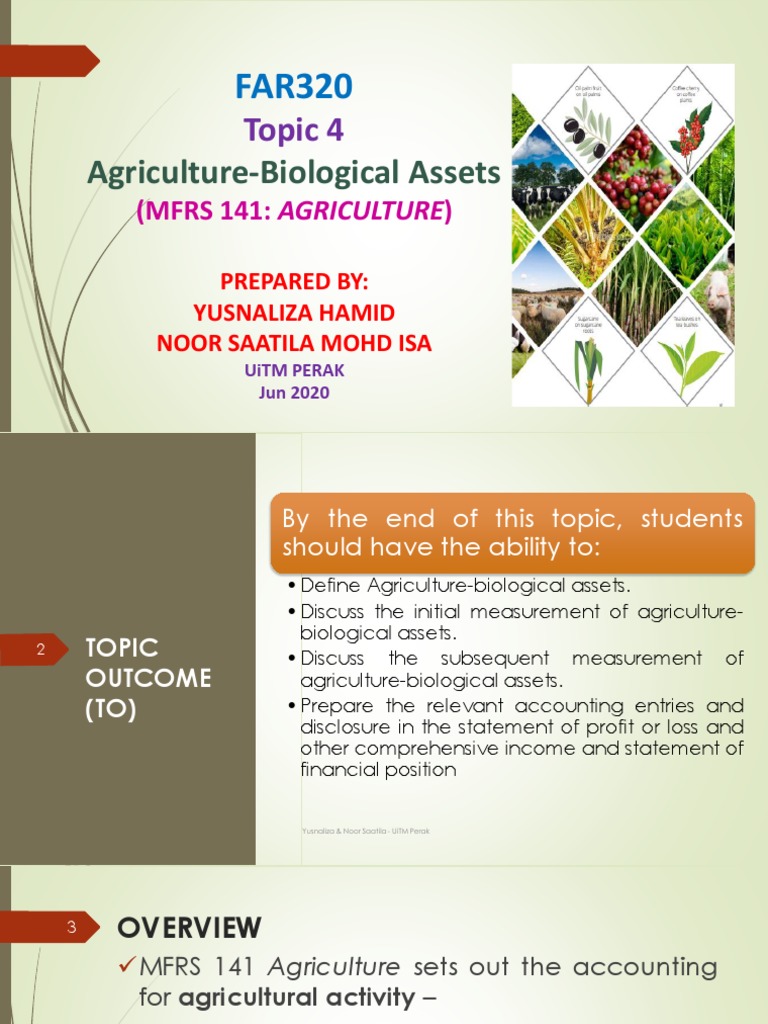 Agriculture Accounting Guide | PDF | Expense | Fair Value