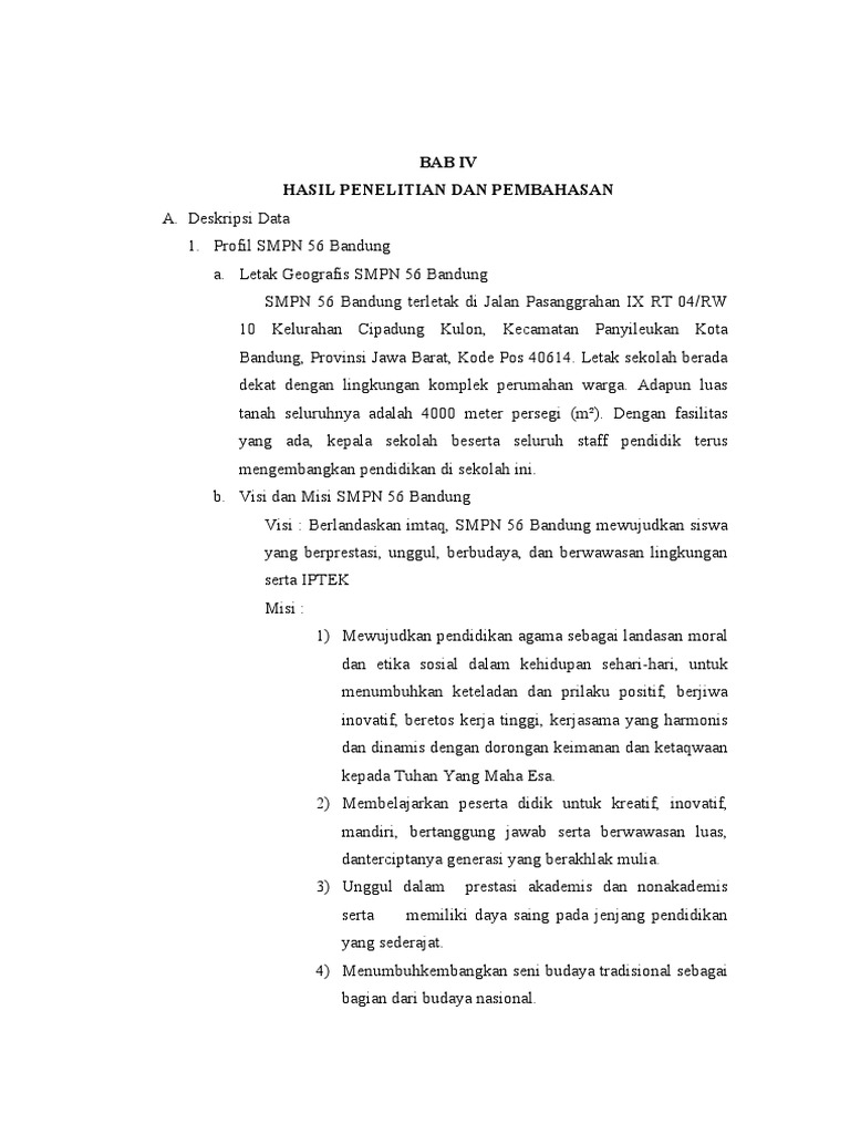 Bab Iv Skripsi Nuri | PDF
