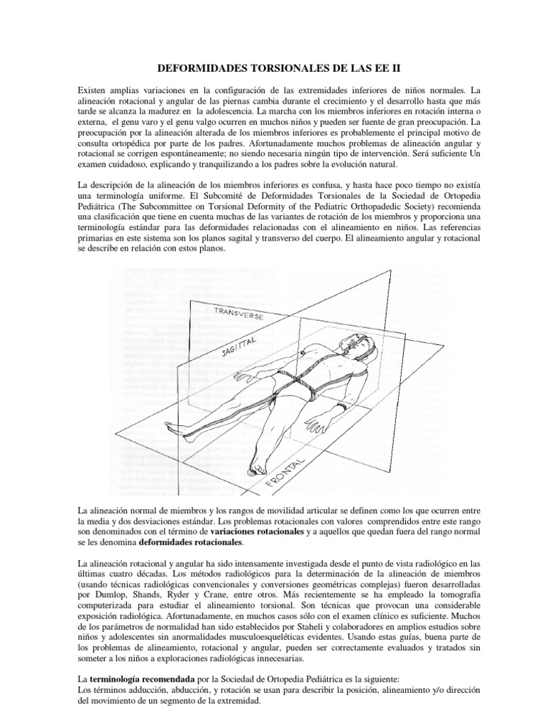 Genum Varum 5 | PDF | Rodilla | Cadera