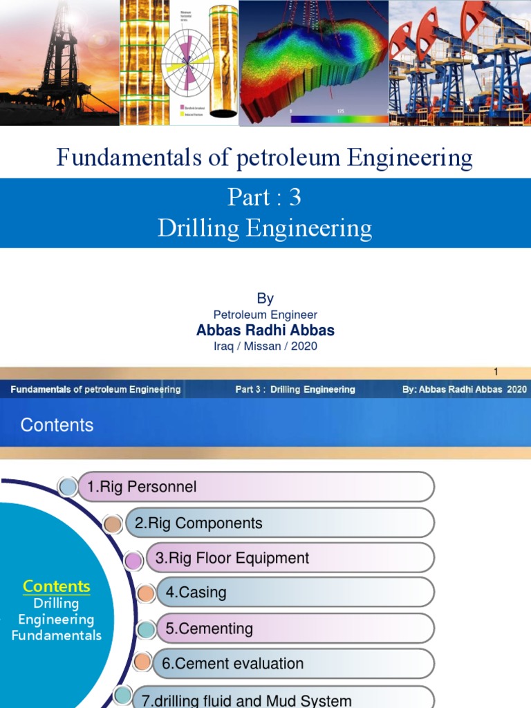 Fundumentals of Drilling | PDF | Casing (Borehole) | Oil Well