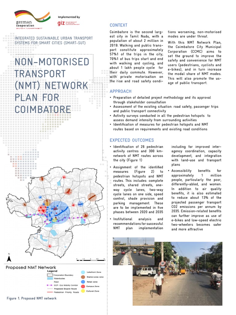 Non-Motorised Transport (NMT) Network Plan For Coimbatore: Context | Download Free PDF | Public ...