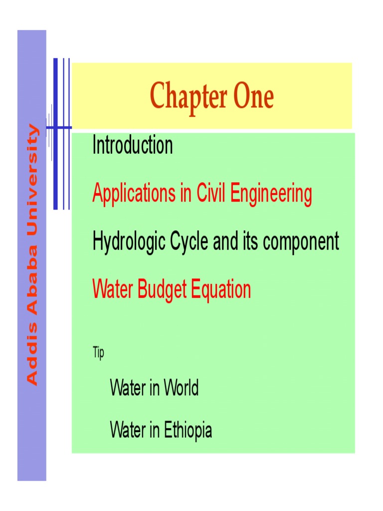 Introduction to Hydrology | PDF | Hydrology | Water Cycle
