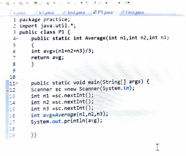 Java Average Calculation Program | PDF