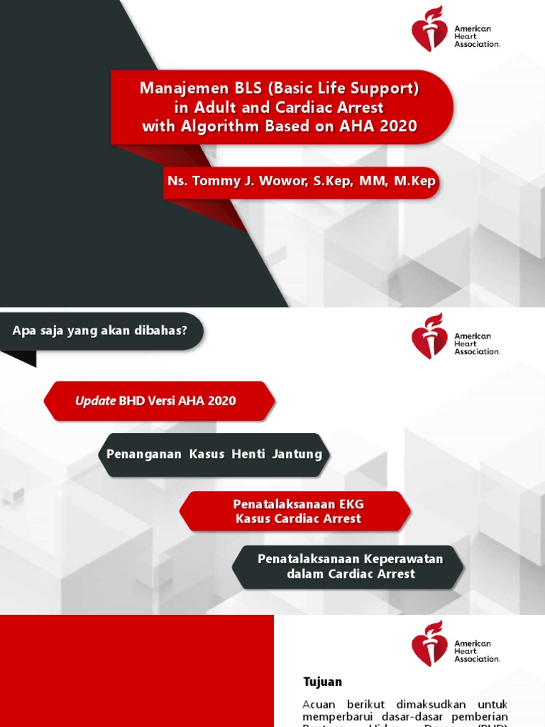Manajemen BLS in Adult and Cardiac Arrest With Algorithm On AHA 2020 | PDF