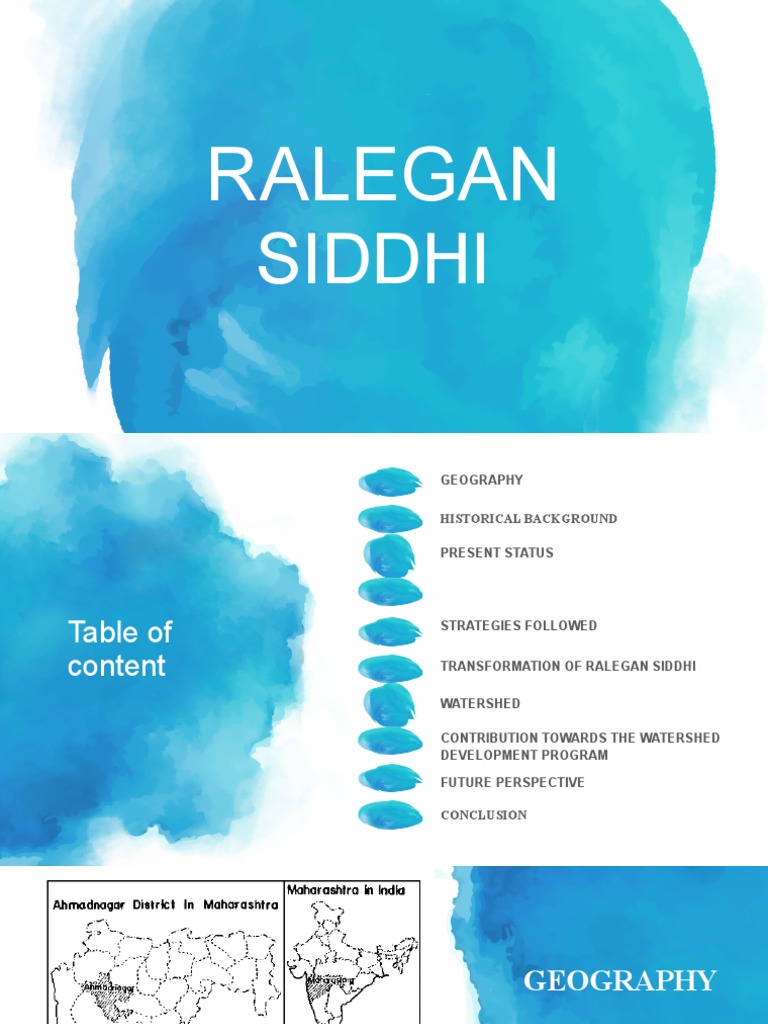 Ralegan Siddhi | PDF