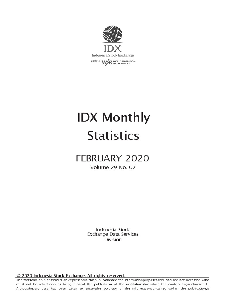 Idx Monthly February 2020 | PDF