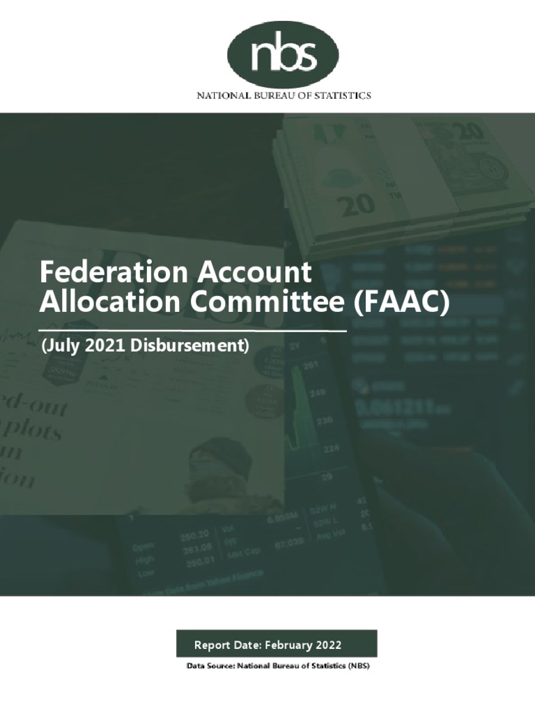 Federation Account Allocation Committee (FAAC) : (July 2021 ...