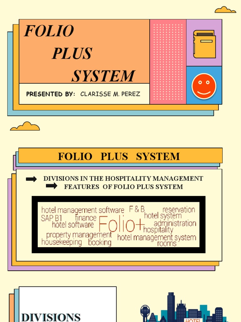 Folio Plus System: Presented By: Clarisse M. Perez | PDF | Business ...