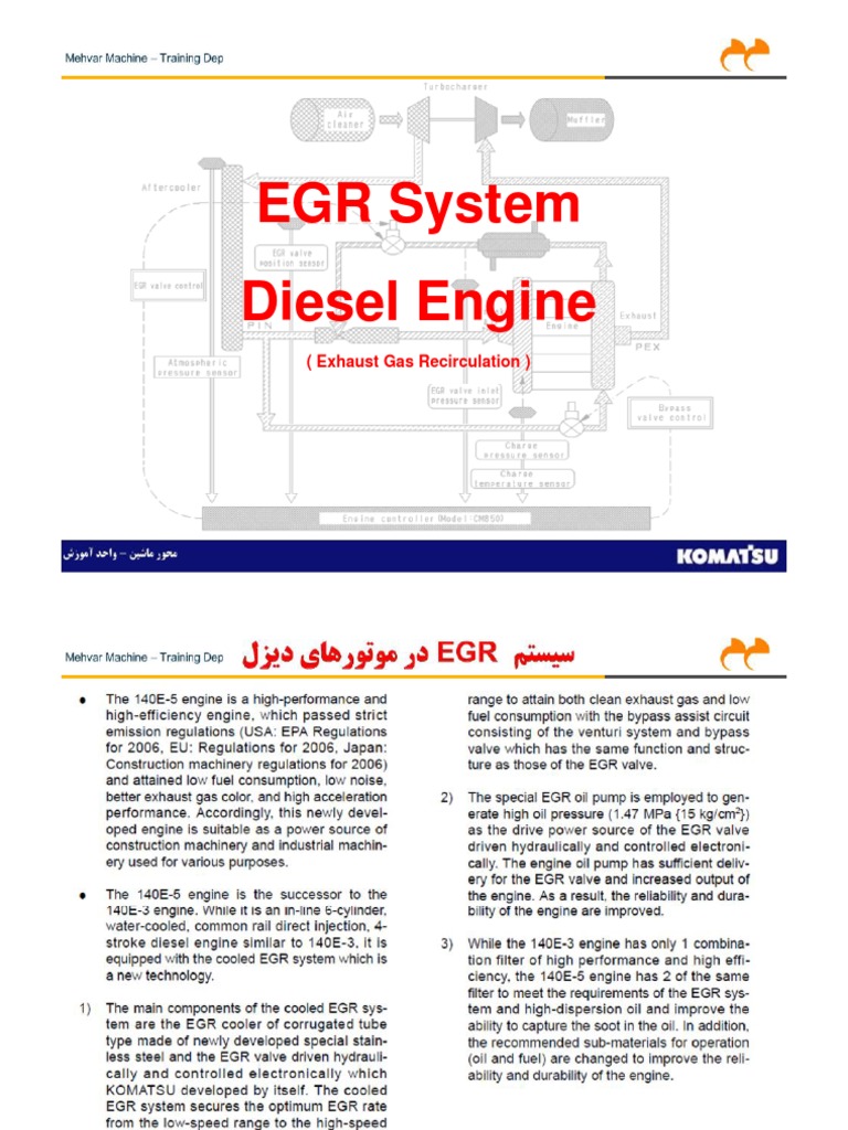 EGR System Diesel Engine: (Exhaust Gas Recirculation) | PDF