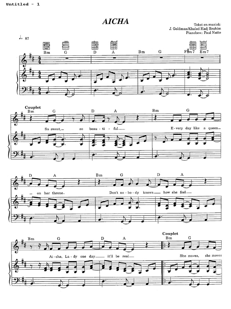 Aicha Outlandish Piano | PDF