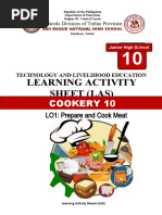Quarter 4 - Module 2 Prepare Poultry and Game Dishes: Cookery NC Ii ...