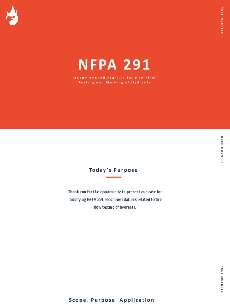 NFPA 291: Recommended Practice For Fire Flow Testing and Marking of ...