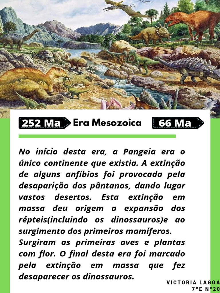 Era Mesozoica | PDF