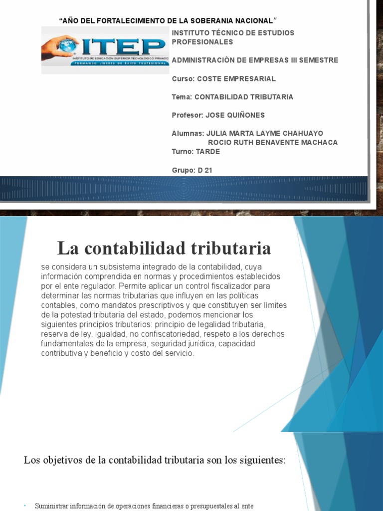 Contabilidad Tributaria | Descargar gratis PDF | Impuestos | Contabilidad