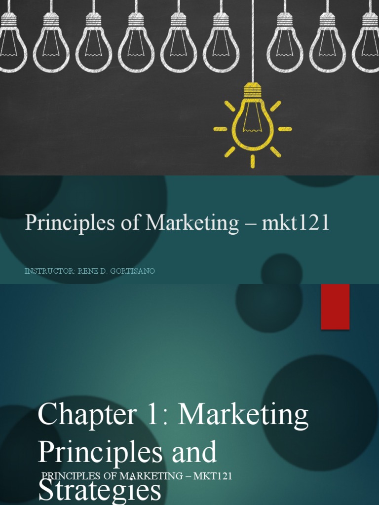Week 1 - Principles of Marketing - Module 1 | PDF | Marketing | Customer