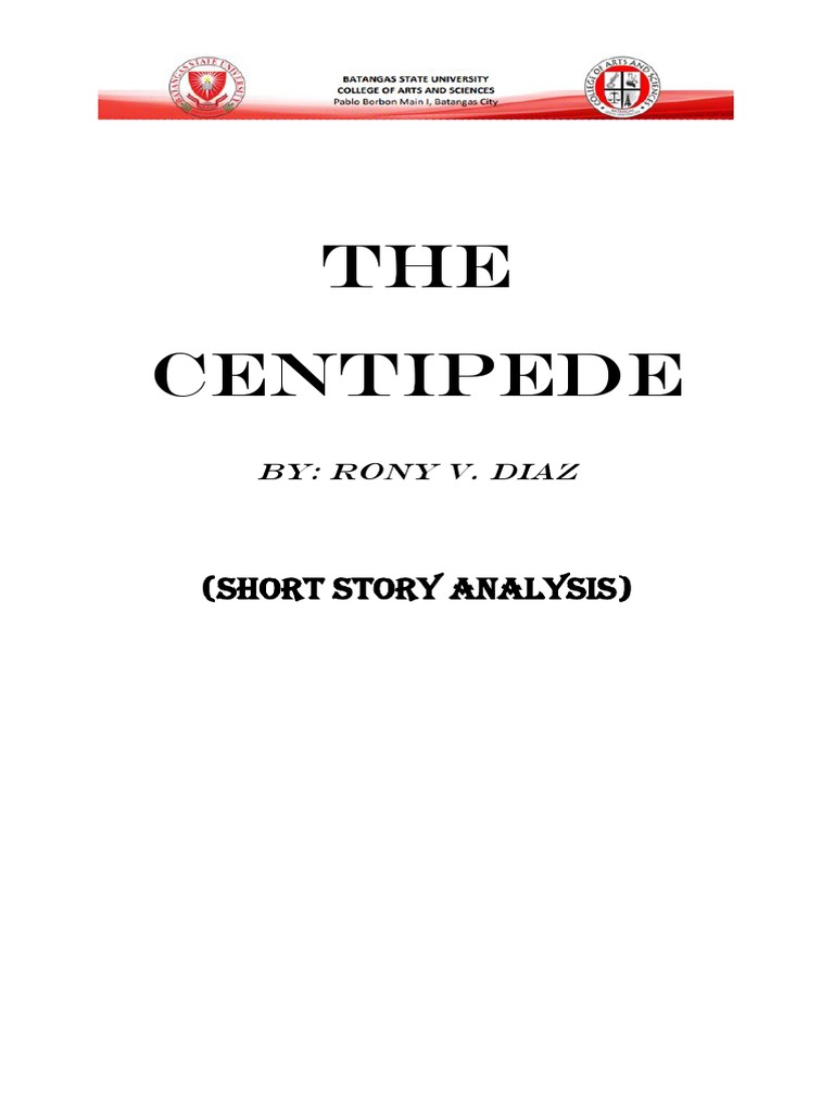 Analysis of "The Centipede" by Rony V. Diaz | PDF