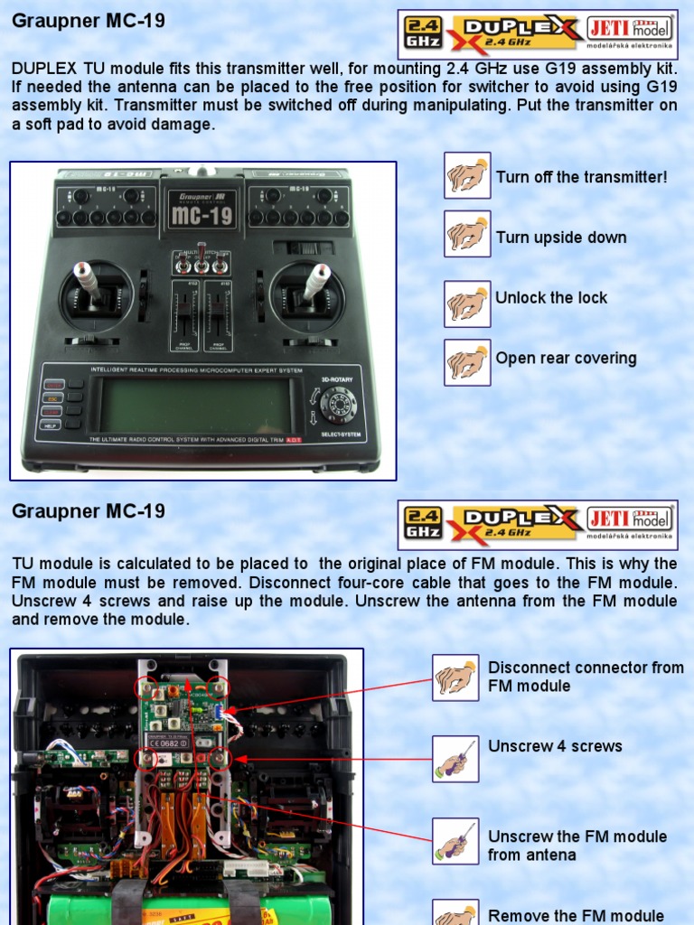 mc19 Service Manual | PDF | Electrical Connector | Transmitter