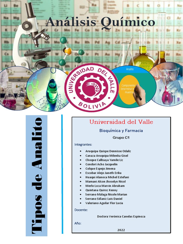 Tipos de Analitos | PDF | Ligando | Análisis